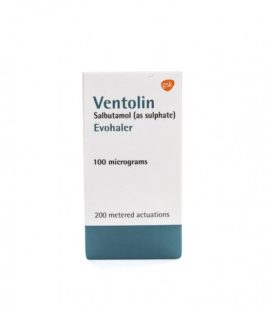 VENTOLIN EVOHALER 100 MCG 200 DOSE | Rosh Medical Company